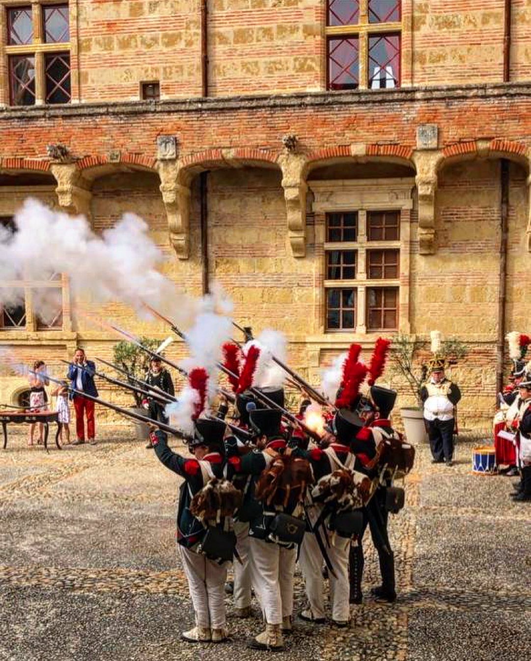 Remise du sabre - Château de Caumont